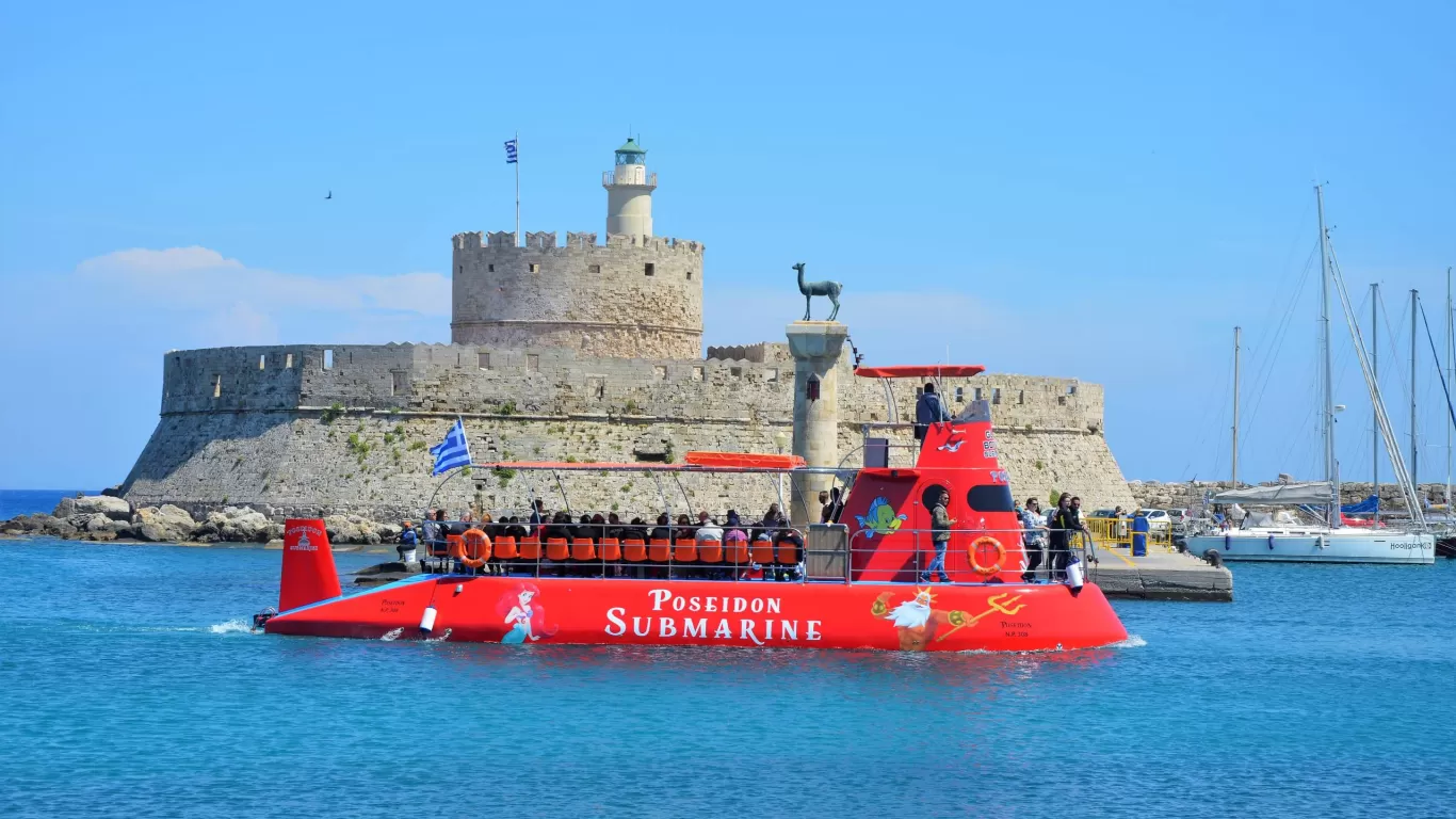 Rodos Deniz Altı Turu | Rodos - Kos - Sakız - Midilli - Meis Feribot Bilet - Online Ferry Ticket