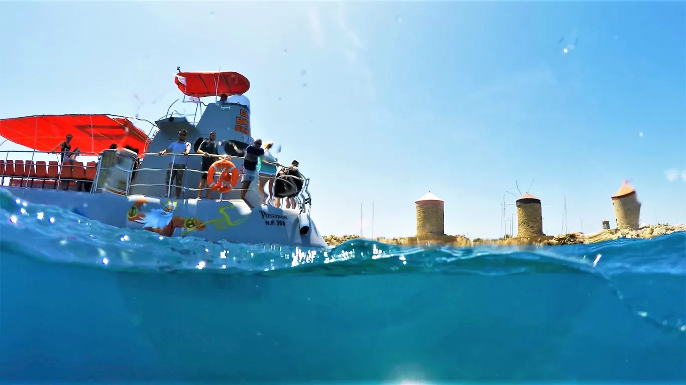 Rodos Deniz Altı Turu | Rodos - Kos - Sakız - Midilli - Meis Feribot Bilet - Online Ferry Ticket