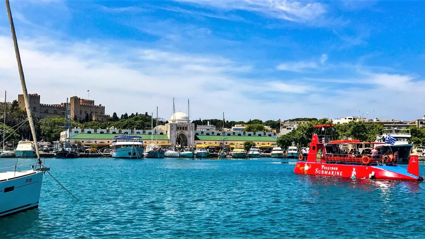 Rodos Deniz Altı Turu | Rodos - Kos - Sakız - Midilli - Meis Feribot Bilet - Online Ferry Ticket